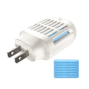 Mosquito Repeller,Mosquito Repellent Plug in Wall Outlet,Included 10 Pcs Refill,DEET-Free,Highly Effective for Home, Bedroom, Office,Kitchen,Camping,Travel