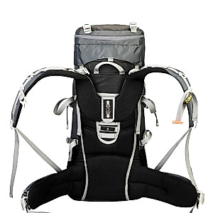 Ubon 60L Camping Backpack Lightweight Internal Frame Hiking Backpack Black