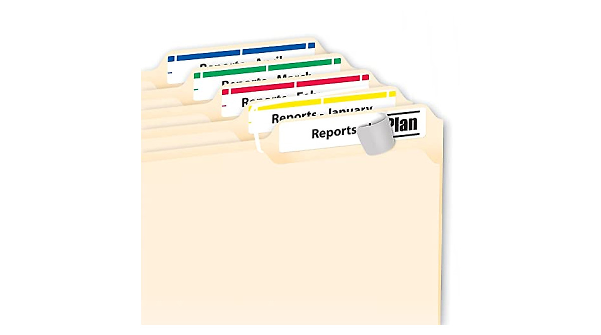 Avery Color File Folder Labels - 750 Pack for Easy Organization