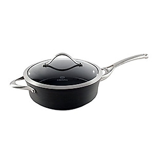 Calphalon Contemporary Hard-Anodized Aluminum Nonstick Cookware, Saute Pan, 3-quart, Black