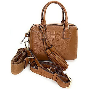 Tory Burch Thea Web Mini Satchel Crossbody Bag (Moose)