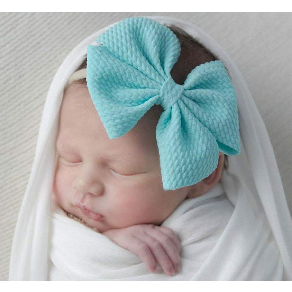 Toptim Baby Girl's Headbands and Bows for Newborn Infant Toddler Photographic Accessories (18 Pack)