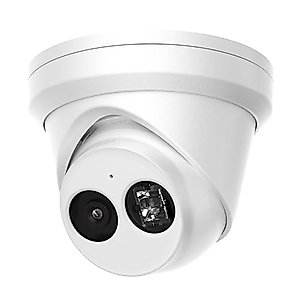 4MP PoE IP Turret Camera Outdoor with Mic, Smart Perimeter Protection, Human/Vehicle Detection, 4MP@30fps, 98ft EXIR Night Vision, 120dB WDR, IP67, Full Metal, 2.8mm Lens, Hik-Connect/iVMS-4200