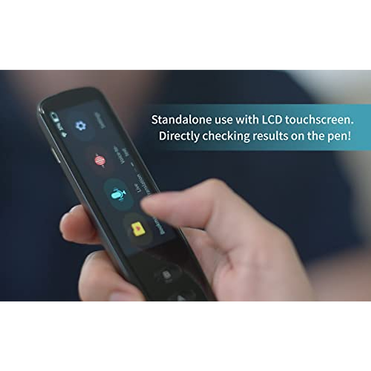 PenPower WorldPen Scan Go | OCR Reading Pen with Text to Speech | Pen Scanner for Data Input | Pen Translator for Second Language Learners| Wireless Standalone | LCD Touchscreen | Wi-Fi Connection