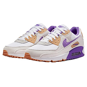 Nike Air Max 90 Men's Shoes Size - 12 White/Action Grape-phantom