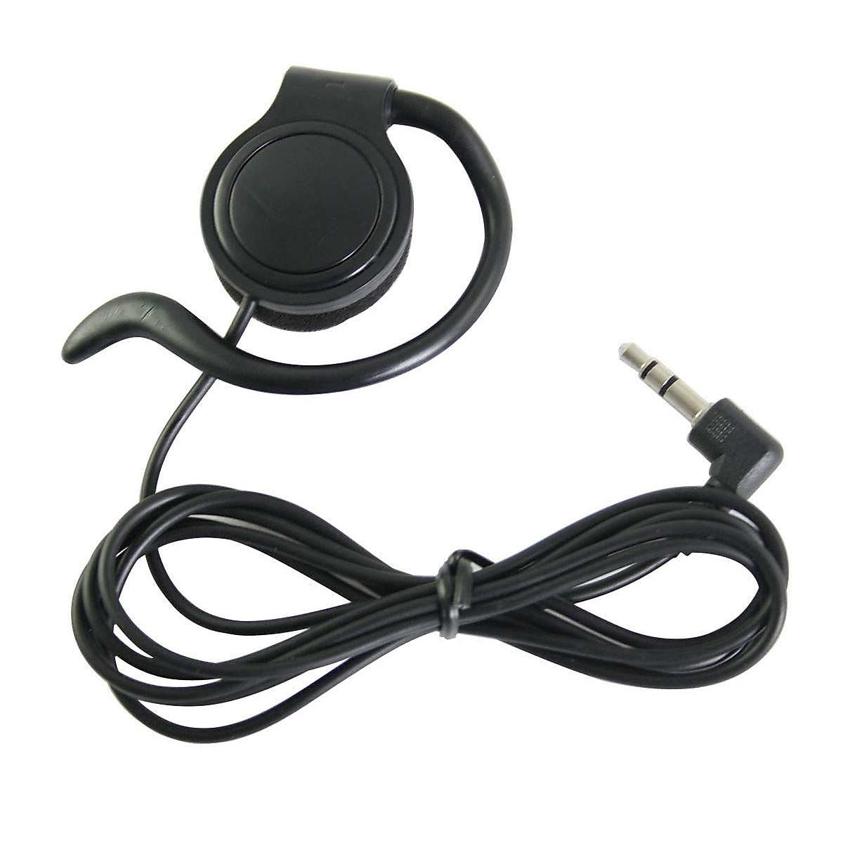 EXMAX SEP-01 Sports Stereo Headphones 3.5mm Headset Single Side Ear Hook Bass Earphone for Wireless Tour Guide System Receiver MP3 Player Laptop Computer Tablets-Left Side