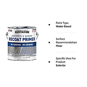 Rock Solid RUST-OLEUM 338806 Gallon Concentrate Floor Primer, gray