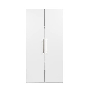 Prepac HangUps Wardrobe Storage Cabinet, 20"D x 36"W x 72"H, White