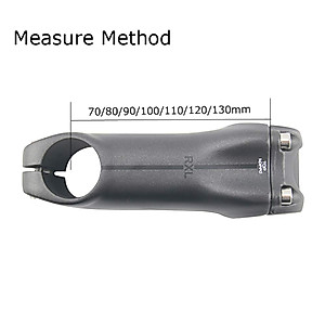 RXL SL Stem Bike Road Bicycle Stem Road Bike Carbon Stem 6 Degree Bike Road Carbon Stem for Mountain Bike 100mm 31.8mm Black UD Matte 6° 100mm MTB Stems