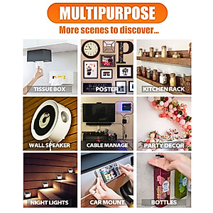 2 Rolls Total 20FT Double Sided Tape Heavy Duty (0.8" & 1.2" Width) Removable & Reusable Multipurpose Transparent Wall Mounting Tape, Strong Adhesive Tape for Home Decoration Office Outdoor, 240 Inch