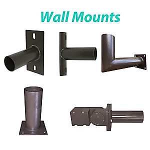 Slip Fitter Adaptor, Transform The Slip Fitter into Arm Mounting, Side Tenon Adaptor Round Pole for Outdoor Parking Lot Lights, Street Light & Area Light Fixture (Round Pole)