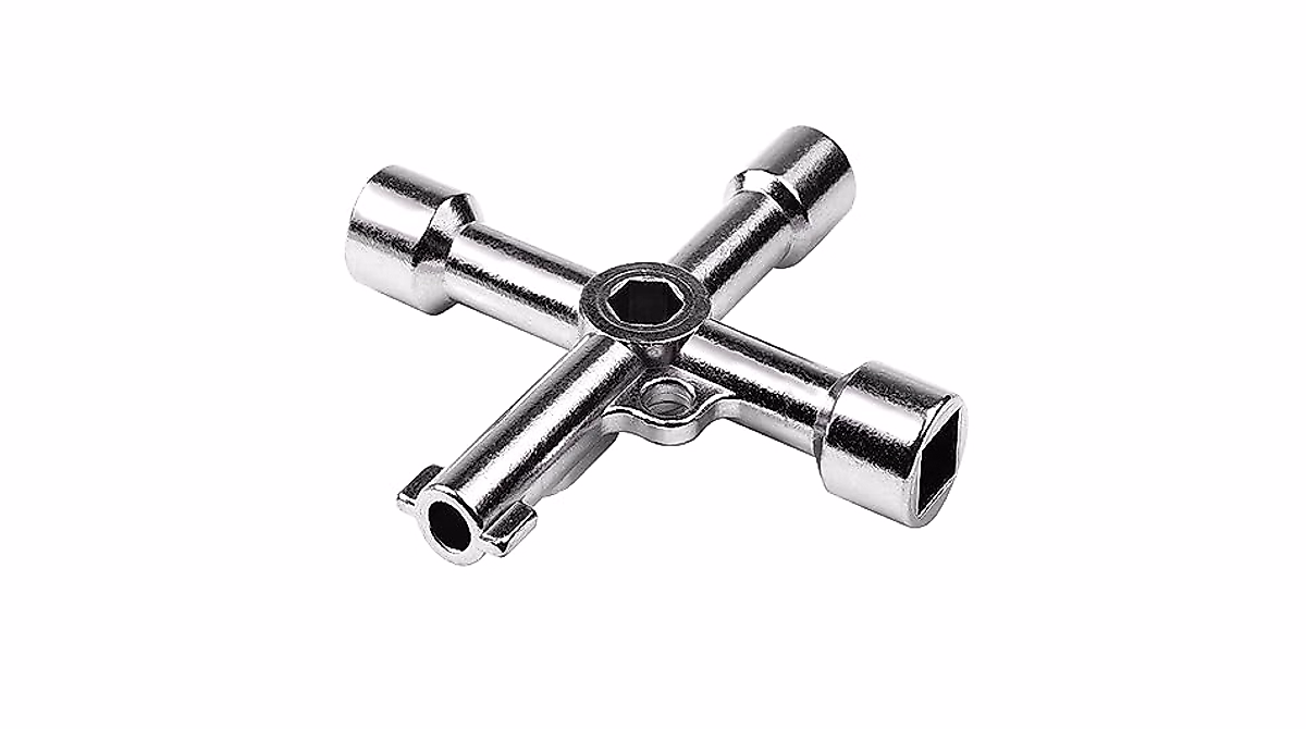 ATOPLEE 4-Way Utility Key for Faucets and Valves
