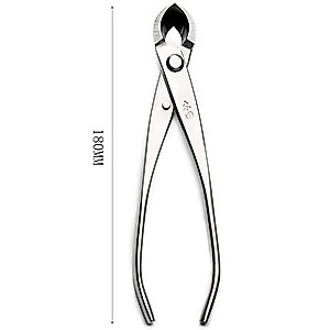 180MM Bonsai Round Edge Cutter Professional Grade Branch Cutter Alloy Steel Bonsai Tools Equip With Tool Bag (MTS-13)