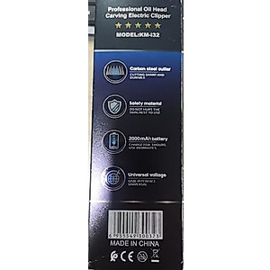 Kemei 0mm Baldheaded Hair Clippers for Men Professional Cordless Hair Trimmer Beard Trimmer with T Blade Zero Gapped Rechargeable Grooming Kit