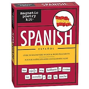 Magnetic Poetry - Spanish Kit - Words for Refrigerator - Write Poems and Letters on The Fridge - Made in The USA