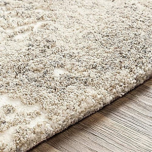 Mark&Day Area Rugs, 12x15 Cerignola Modern Cream Area Rug, White/Blue/Black Carpet for Living Room, Bedroom or Kitchen (12' x 15')