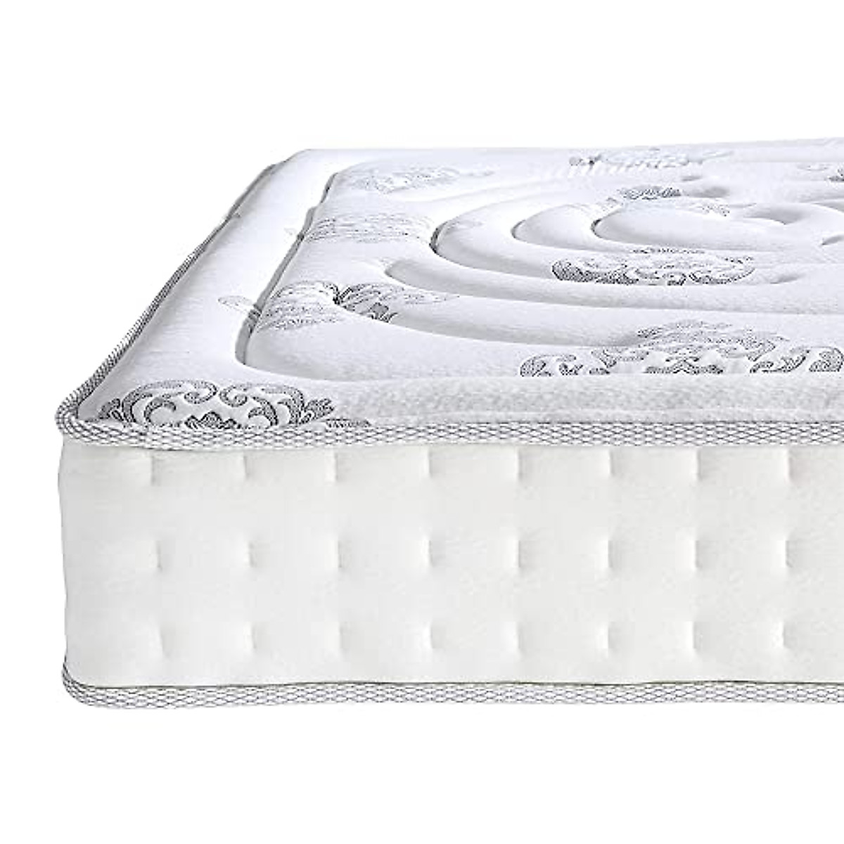 Classic Brands Decker Memory Foam and Innerspring Hybrid 10-Inch Mattress, Mattress in a Box, Full