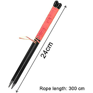 HH-GOLF® 3 Yards Golf Putting String line Guide Alignment Training Aid Poket Size Master Straight Golf Putting Guide Line with Pegs