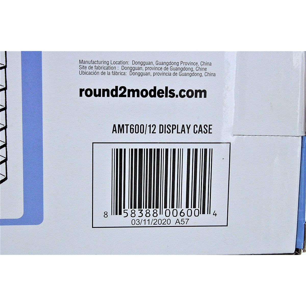 Collectible Display Show Case for 1/25 Scale Model Cars by Autoworld