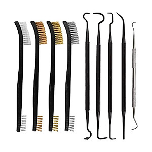 MagiDeal Car Detailing Cleaning Tool Detail Brush Maintenance Tool Set Multipurpose Double Ended for Garages Mechanical Cleaning Homes Crafts