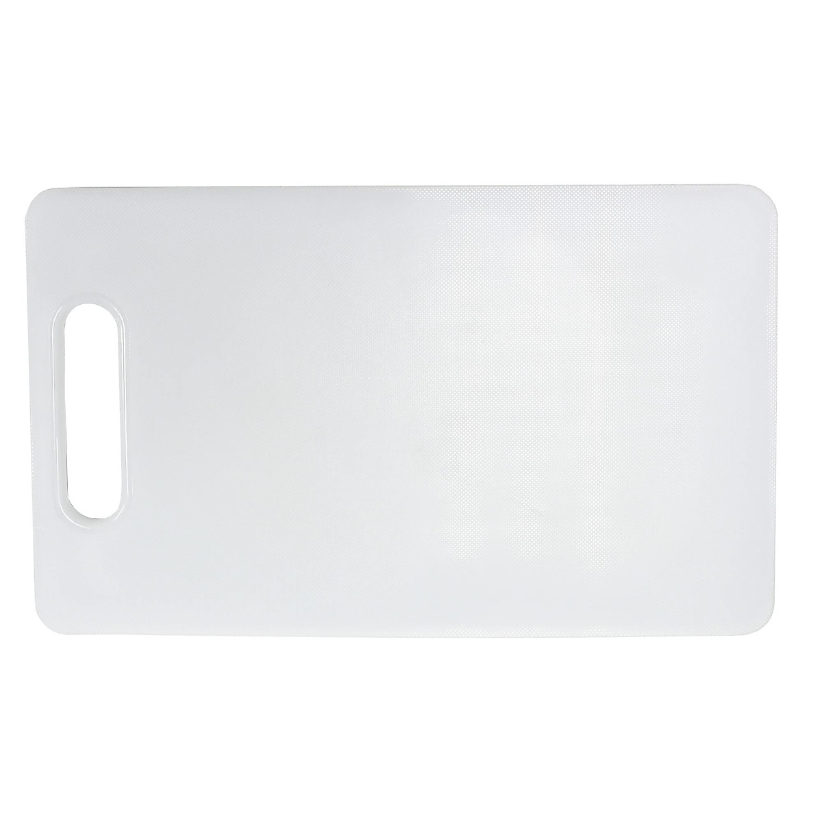 Chef Craft Basic Solid Plastic Cutting Board, 13 x 8 inch, White