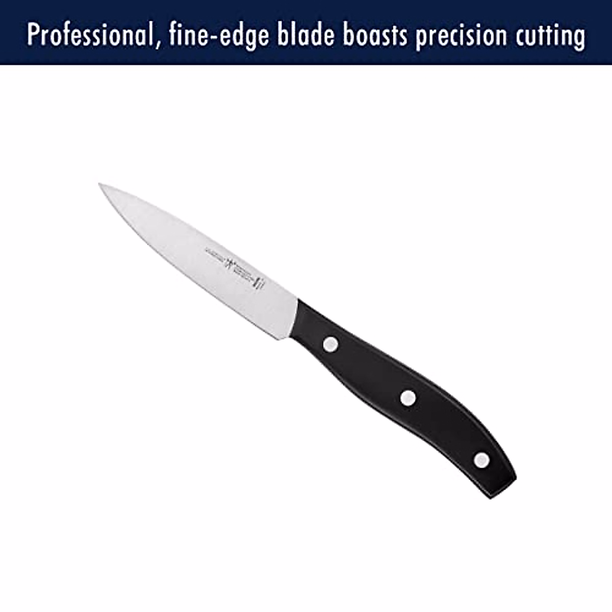 HENCKELS Definition Self-Sharpening Knife Block Set, 14-pc, Black/Stainless Steel