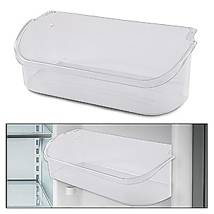 CHEDA 240356402 Clear Refrigerator Upper Door Bin Compatible with Crosley, Frigidaire, Gibson, Kelvinator