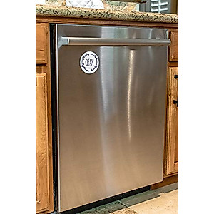 Dishwasher Magnet Clean Dirty Sign, Farmhouse Rustic Clean Dirty Magnet for Dishwasher, Dirty Clean Dishwasher Magnets, Dishwasher Clean Dirty Sign, Double-Sided Strong/Non Scratch