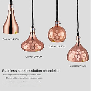 for Heating Food Lamp, Retractable Lamp for Heating Food, Pendant Lamp for Heating Food, Commercial Heating Lamp (D)