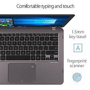 ASUS ZenBook Flip UX360UA 13.3-inch Touchscreen Convertible Laptop, Core i7, 16GB, 512GB SSD, Windows 10, Fingerprint Reader