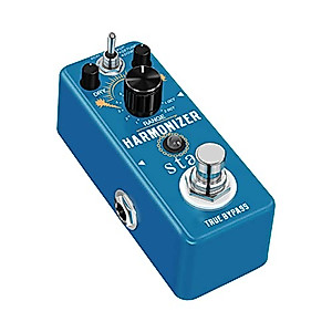 Stax Harmonizer Guitar Pedal Digital Guitar Effect Pedal Harmony Pitch Shifter Detune for Electric Guitar Bass Mini Size True Bypass