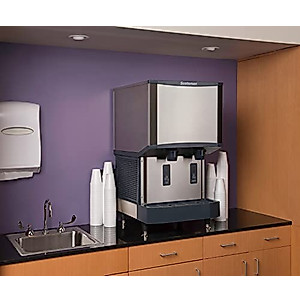 Scotsman HID525A-1 Meridian Nugget Ice & Water Dispenser, 25-Pound Capacity, Stainless Steel, 115-Volts, NSF