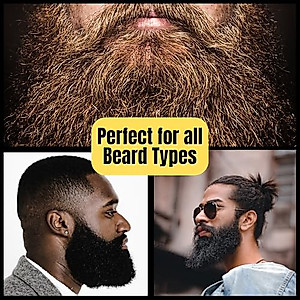 G.B.S 2 Pack Beard Travel Brush with Boar Bristles Great for Dry or Wet Beards Distributes Balm, Oil for Growth and Shine and Softness Professional Durable Camping