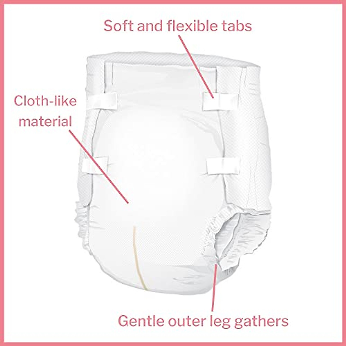 McKesson Super Briefs, Incontinence, Moderate Absorbency, Medium, 16 Count, 6 Packs, 96 Total