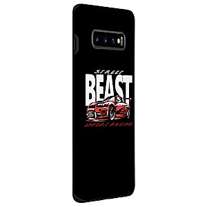Galaxy S10+ Import Street Racer, Japanese Racing Car, Tuner Car Themed Case