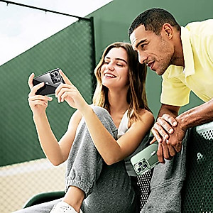 JUSTCOOL Crystal Clear Designed for iPhone 13 Pro Case, [Not Yellowing] [Military Grade Drop Protection] Slim Thin Clear Phone Case for iPhone 13 Pro 6.1 inch (Clear)