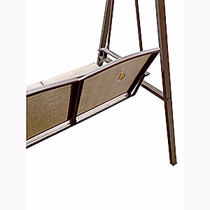 Garden Winds Replacement Canopy Top Cover for Aldi Gardenline 2019 Swing - Will NOT FIT Any Other Model - Read Before Buying