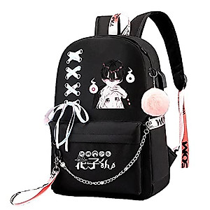 ISaikoy Anime Toilet Bound Hanako kun Backpack Satchel Bookbag Daypack School Bag Laptop Shoulder Bag