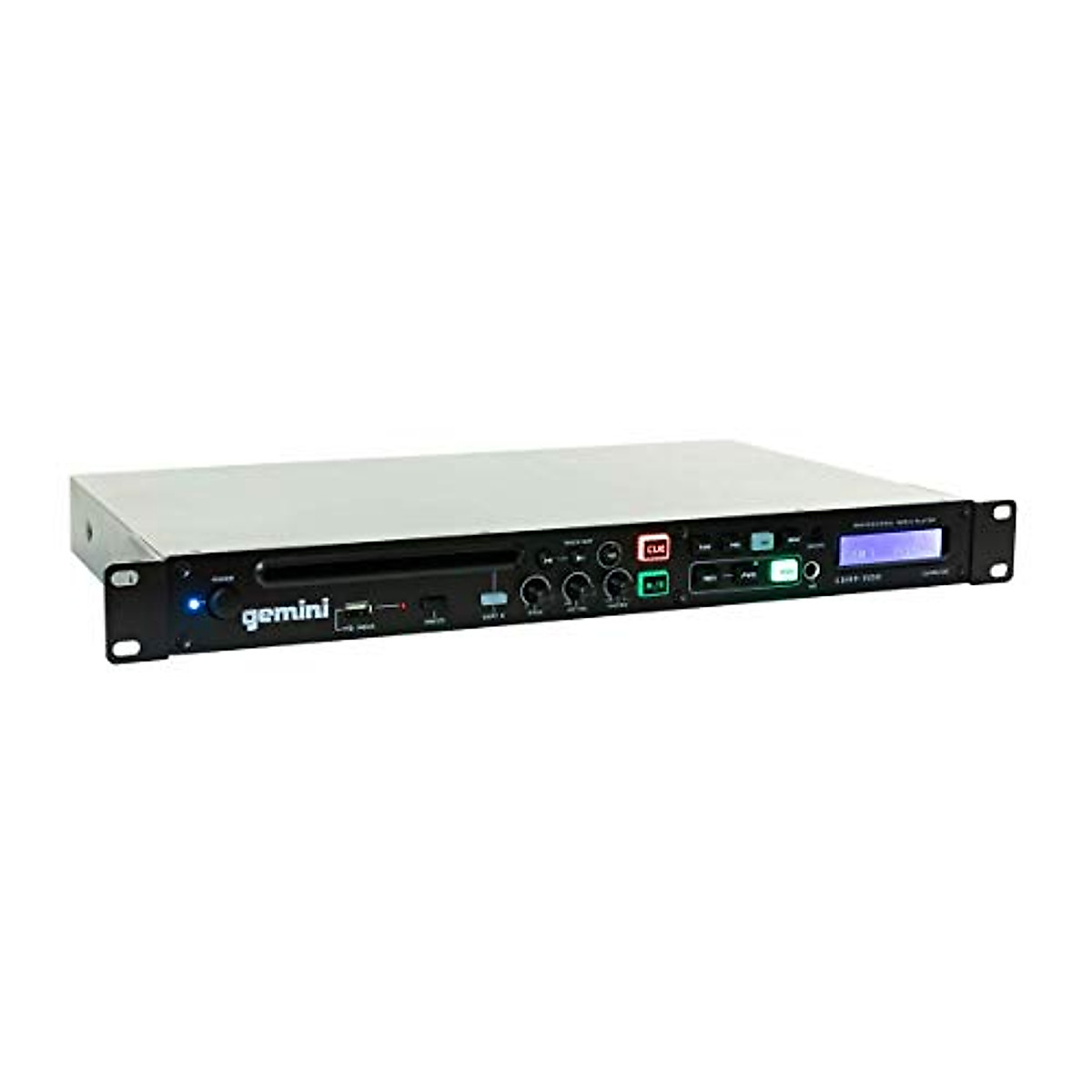 Gemini Sound CDMP-1500 19 Inch Professional/Home Anti Shock Audio Rackmount Single Disc Drive Mountable CD MP3 USB Media Music Player System Input with Remote