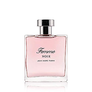 Jean Marc Paris Femme Noir Eau de Parfum Spray 100ml, Women's Floriental Perfume, 3.4 fl. oz, notes of Strawberries, Sweet Pink Rose, and Vanilla