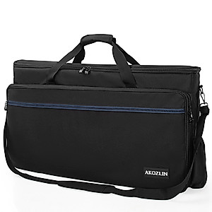 AKOZLIN Padded DJ Mixer Gig Bag Controller Travel Shoulder Bag Fits for Pioneer RX/NI Traktor Kontrol S8/DDJ SX SX2 SX3/DDJ 800/DDJ FLX6/DDJ1000 1000SRT/MC7000