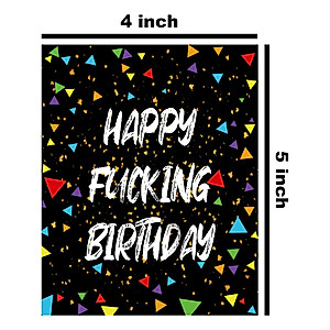 8 Birthday Wine Bottle Labels Stickers Present, Bday Gifts For Her Women Him Men, Any Age Years Birthday Party Decoration Centerpiece Supplies For Wife, Mom, Husband, Dad, Friend (WINE NOT INCLUDED)