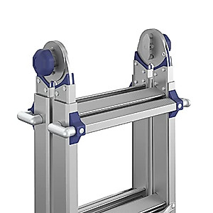 COSCO 18ft Reach Height Aluminum Multi-Position Ladder ,300 lb. Load Capacity Type IA Duty Rating