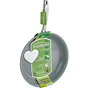 Trudeau Pure Ceramic Frying Pan, 12-Inch, Grey