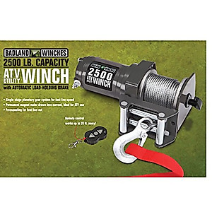 2500 lb. Electric ATV/Utility Winch with Wireless Remote Control