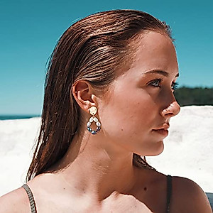 Beadthoven 100pcs Natural Freshwater Pearl Beads 6-8mm Mix Irregular Nuggets Pearl Beads Oval Rice Loose Pearls for DIY Bracelet Necklace Jewelry Making Beading Crafts Supplies Hole 0.5-0.7mm