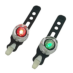 Aluminum Portable LED Boating Lights, Led Navigation Lights for Boat Bow or Stern,Backup Lights for Kayak Pontoon Yacht Dinghy (Green-Red)