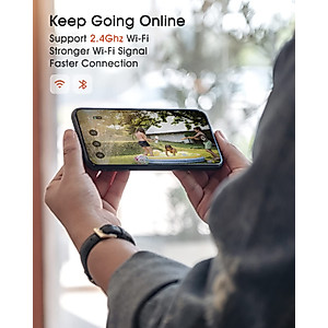 Dzees Doorbell Camera Wireless, 2K Video Doorbell Wireless, WiFi Doorbell with AI Analysis, Rechargeable Wireless Battery, IP65 Weatherproof, 2-Way Audio, 160º Wide-Angle, Anti Theft