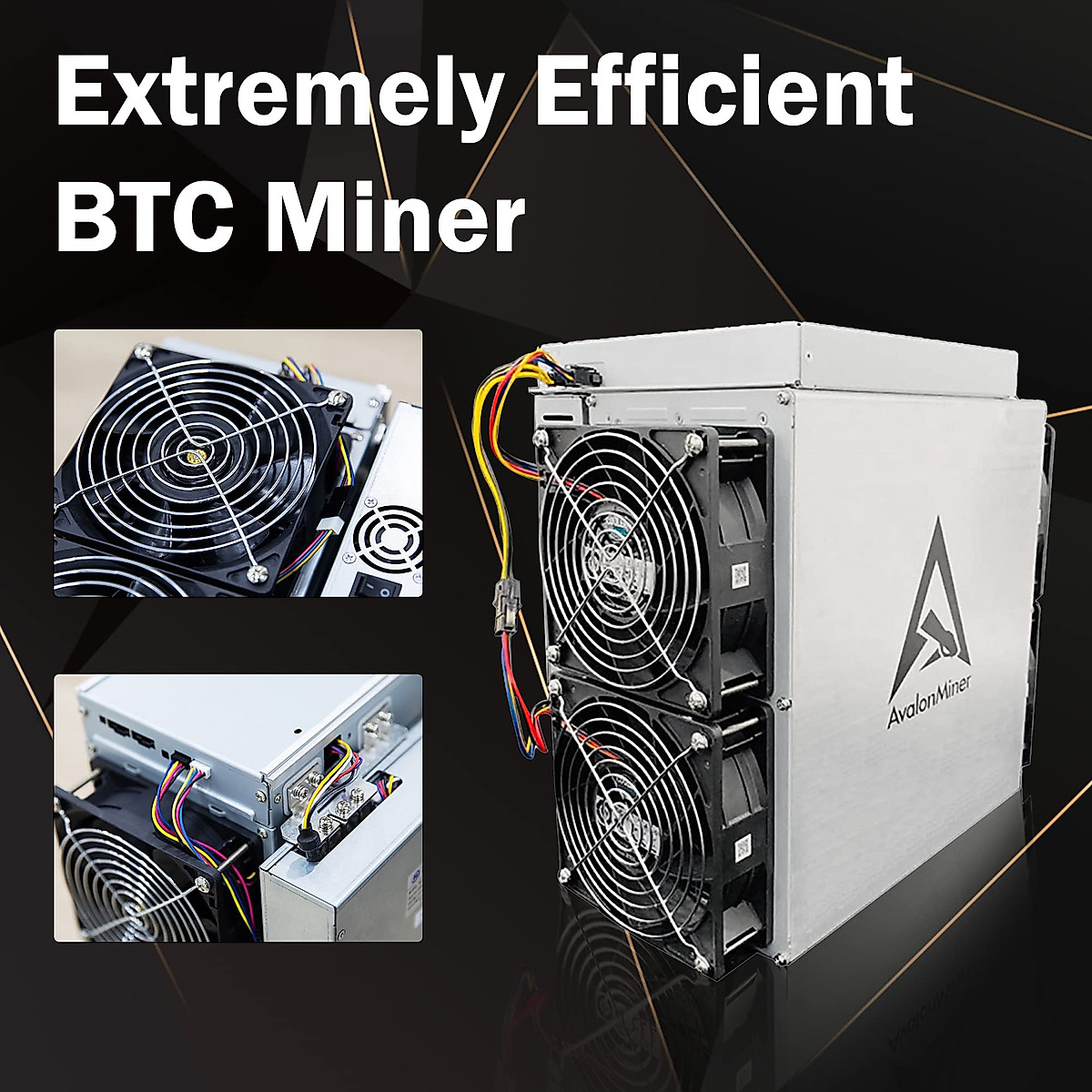 Used Avalon 1166 Pro 81TH/S Bitcoin Miner BTC BCH Miner Asic Crypto Mining Machine Avalon Miner Include Power Cords and PSU