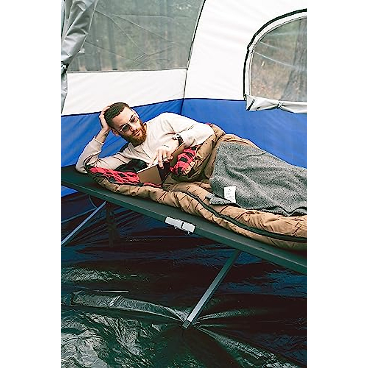 Stansport Heavy Duty G.I. Cot (G-36-42), Black